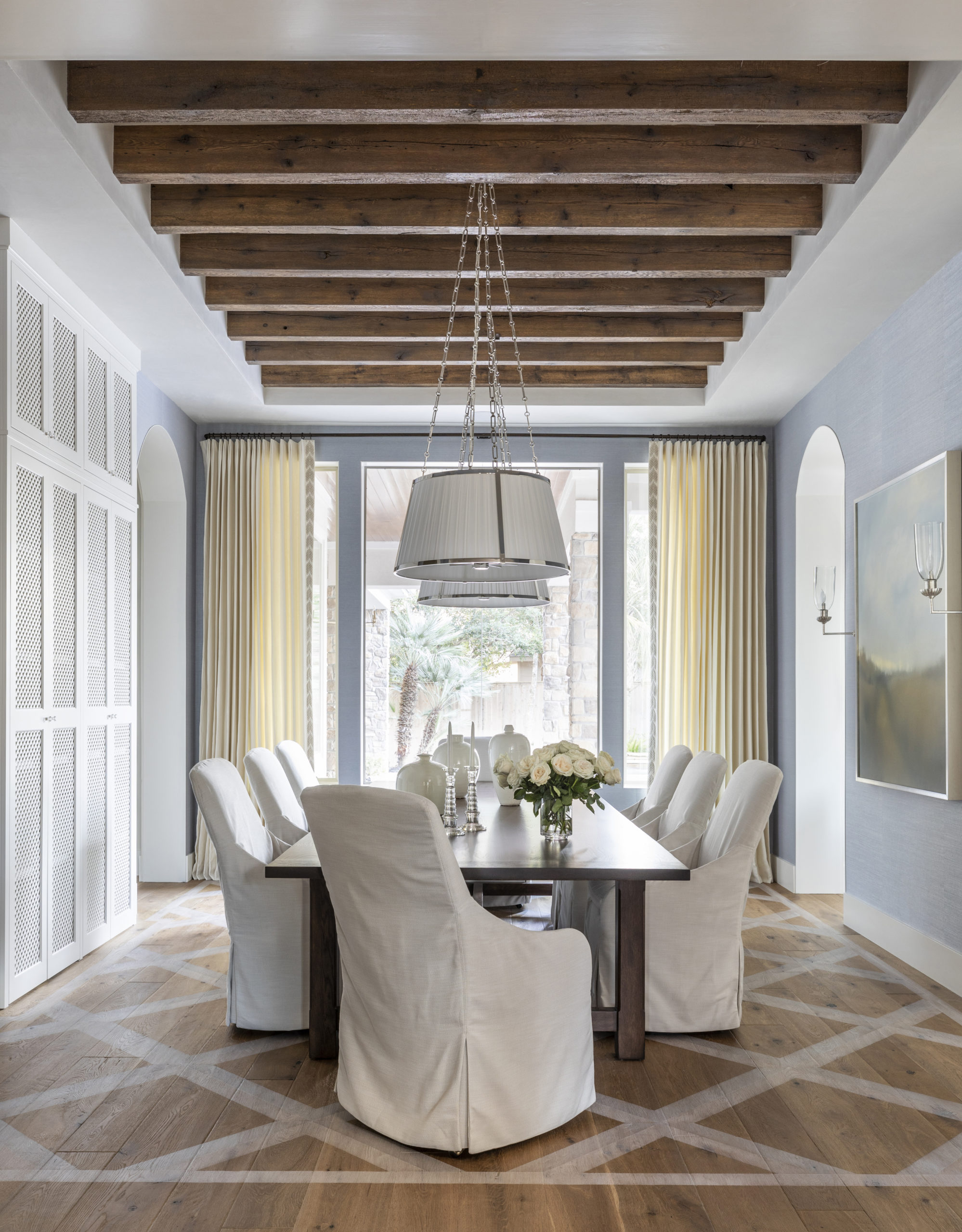 B&A: Royal Point Entry, Dining and Living - Marie Flanigan Interiors